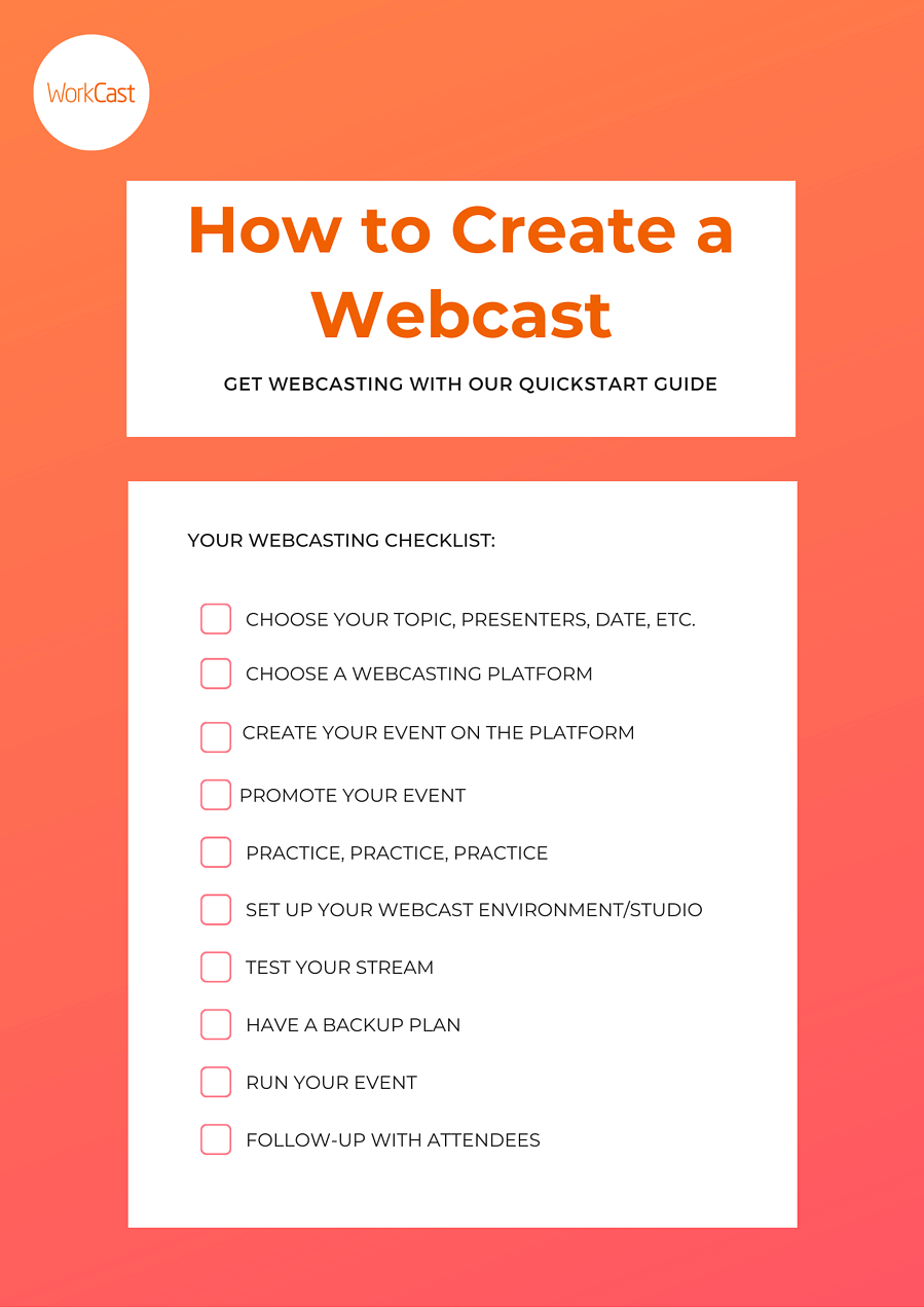 Webcasting 101: How Does Webcasting Work | WorkCast
