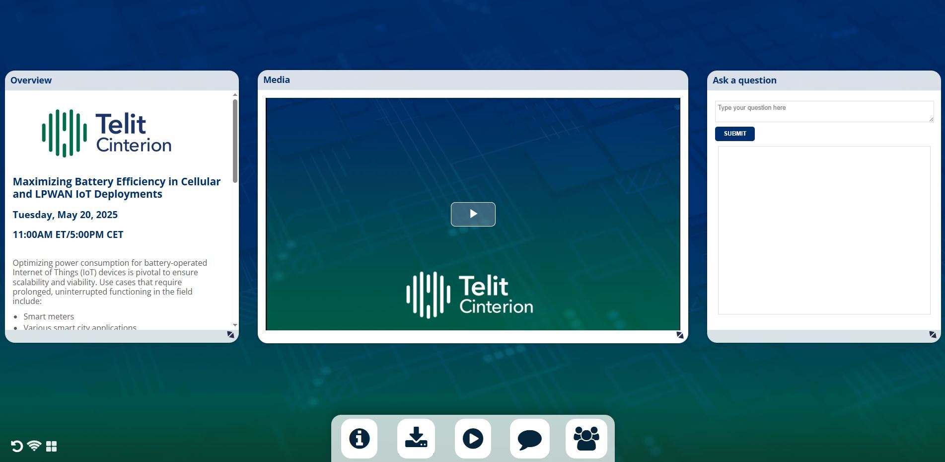 Telit Cinterion | Customer Success | WorkCast