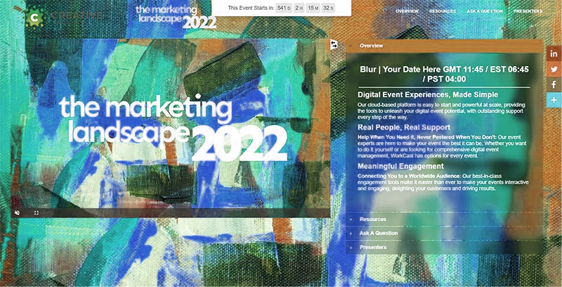 Marketplace | Webinar Templates | WorkCast