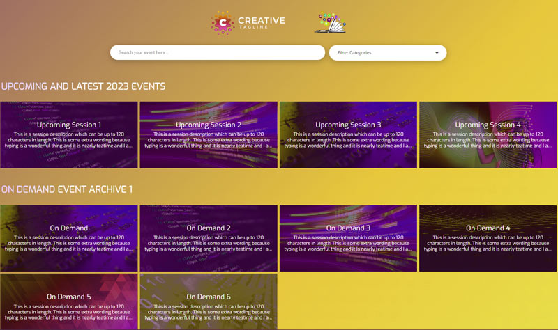 Marketplace | Webinar Templates | WorkCast