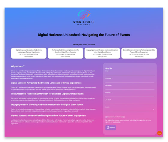 Marketplace | Webinar Templates | WorkCast